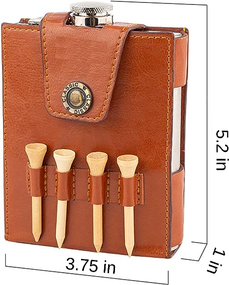 Golf Flask Gift Set - The Aggressive Fade